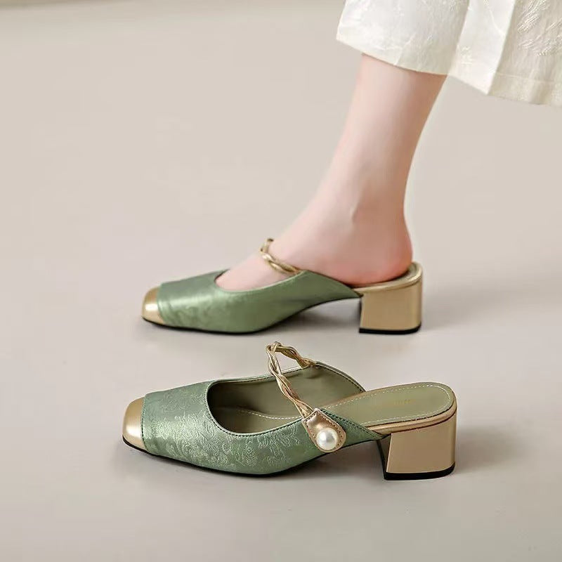 Melina Genuine Leather Mules – RileyRiver