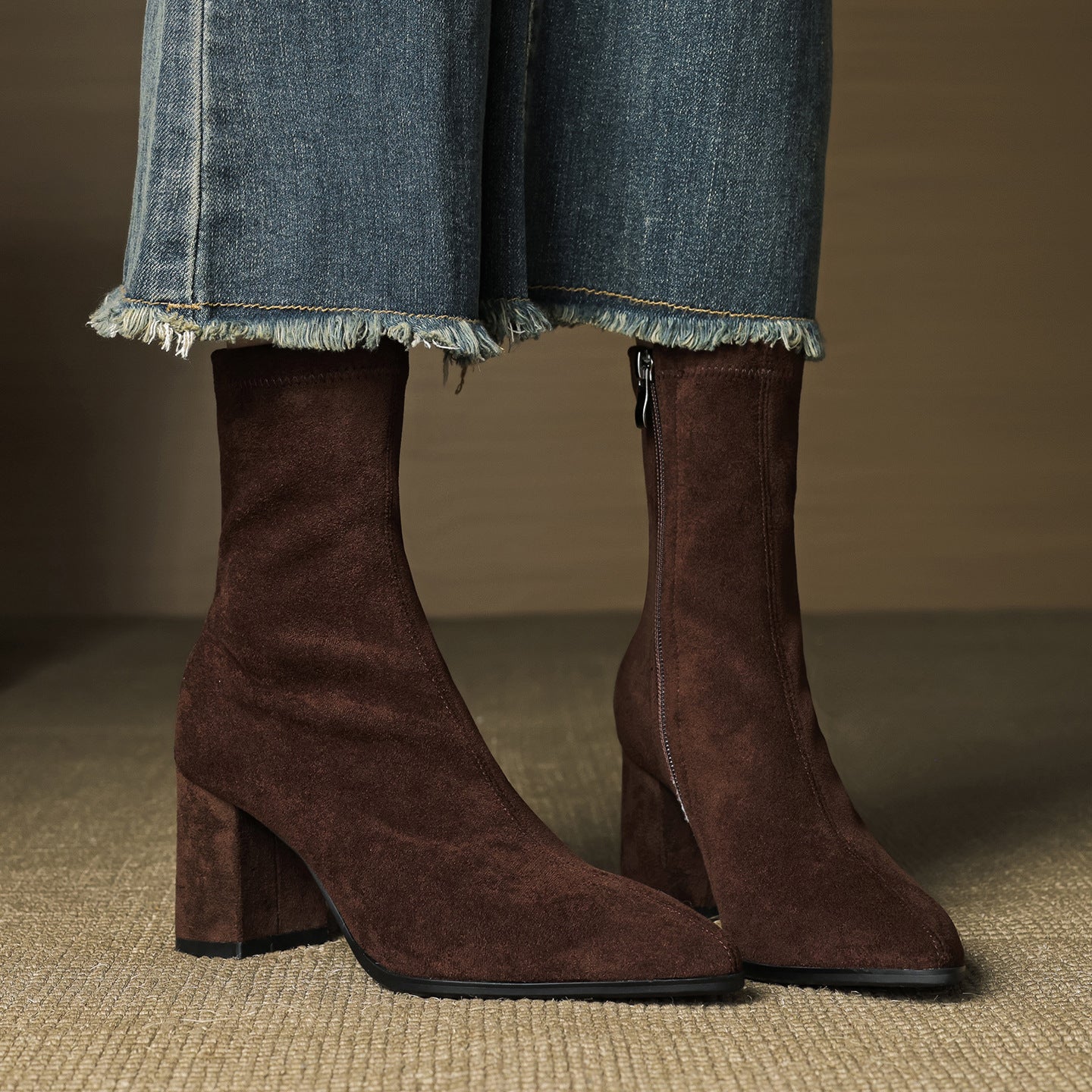 Alora Genuine Suede Boots – RileyRiver