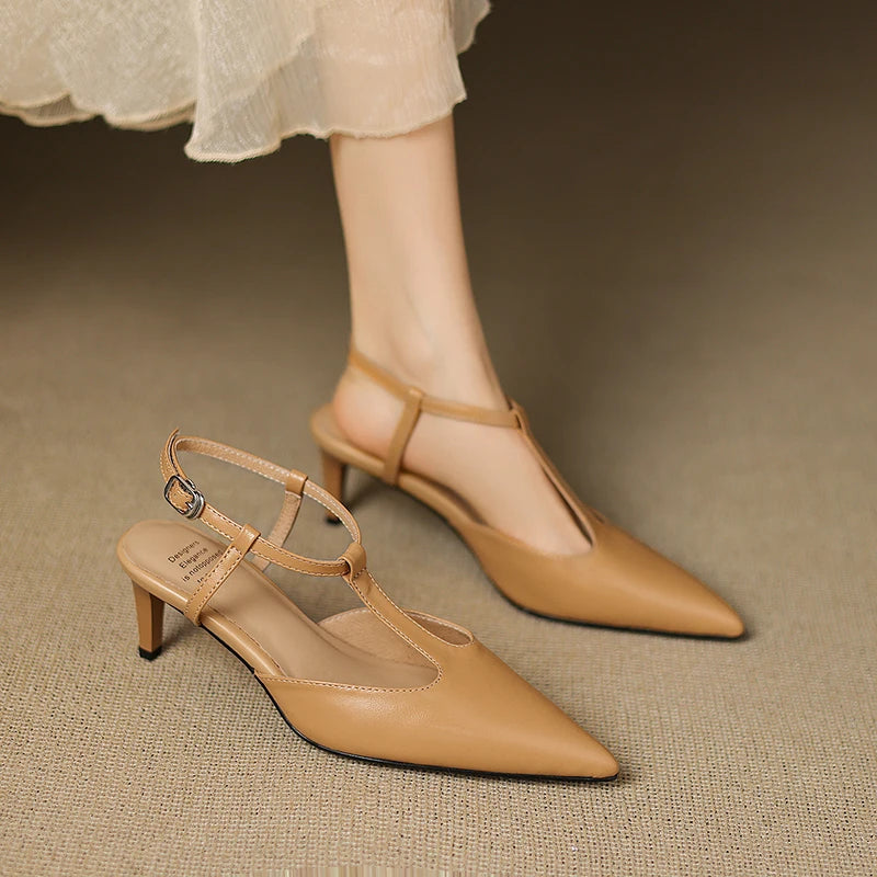 Serava Genuine Leather Heels – RileyRiver