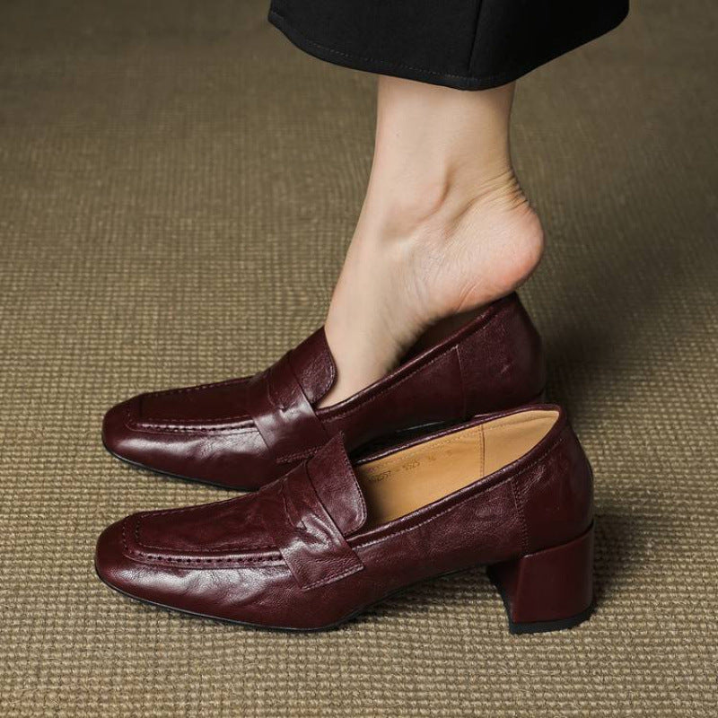 Sora Genuine Leather Heels – RileyRiver