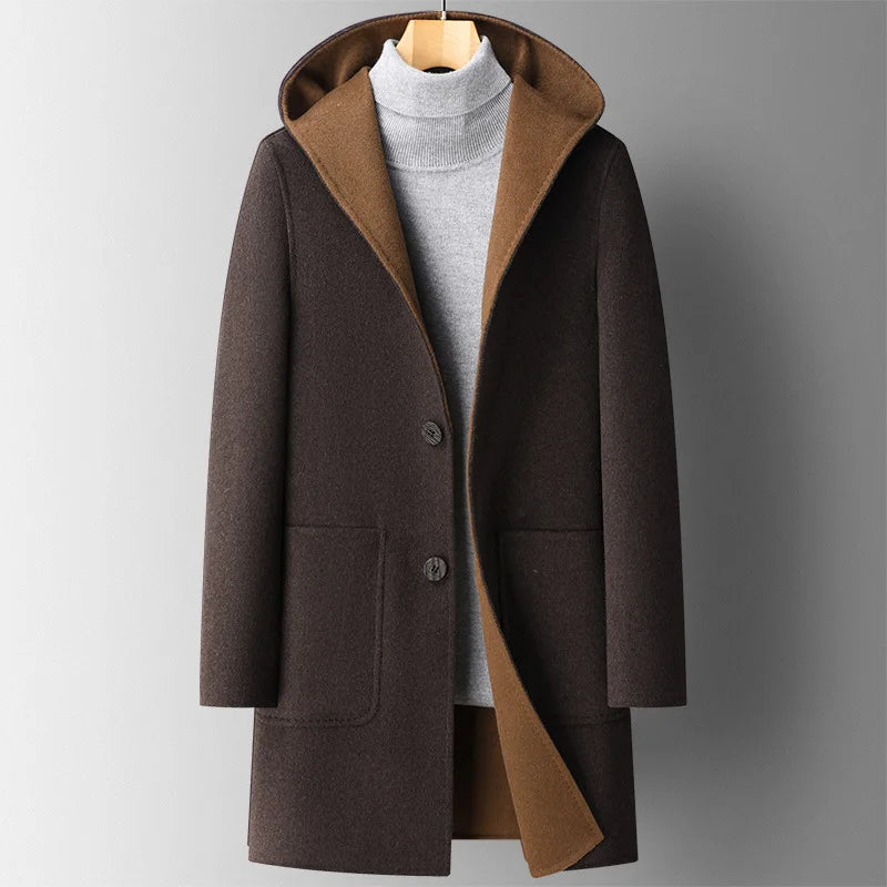 Wool Hooded Overcoat – RileyRiver